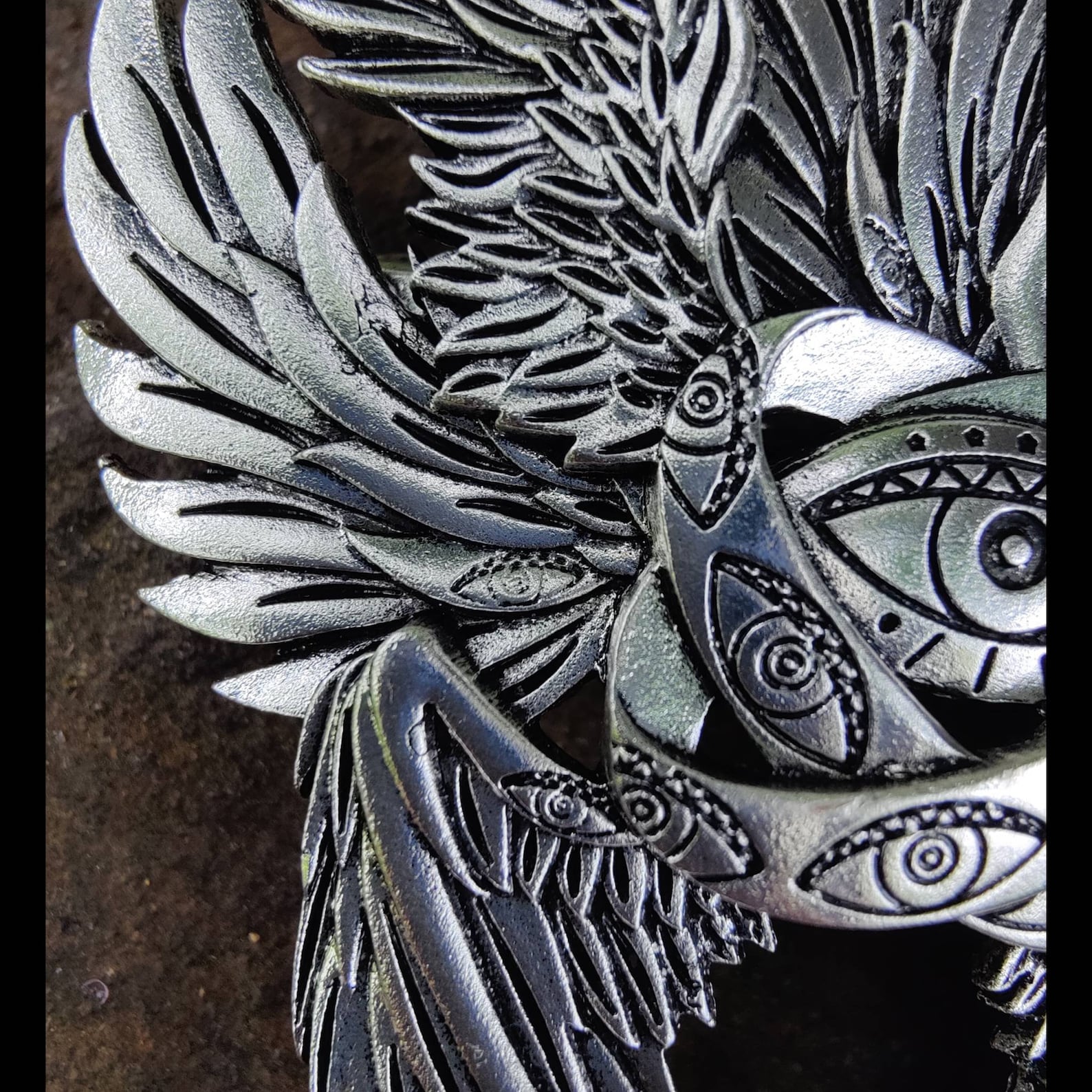 Gold Biblically Accurate Angel, French Barrette, Angel Barette, Witch ...