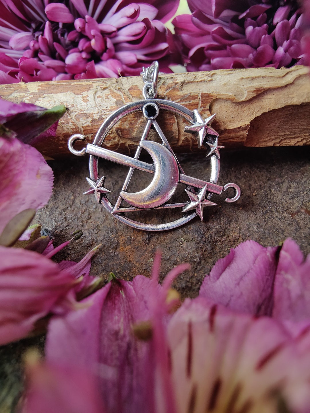 Sigil of Nyx, Goddess Nyx, Witch Pendant, Witch Amulet, Witch Gift ...