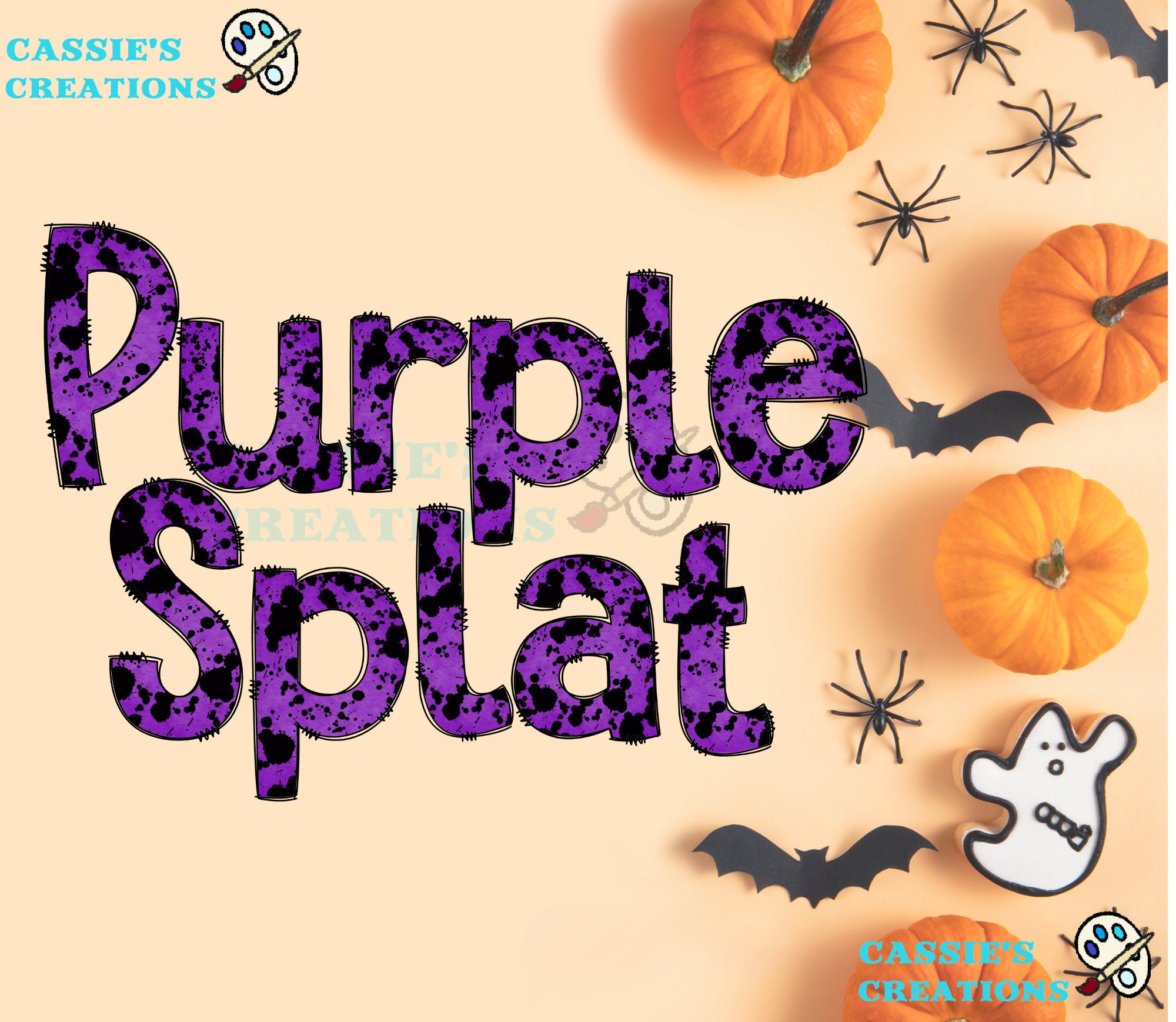 Halloween Font Ultimate Bundle 12 Doodle Fonts and 17 Halloween Clipart ...