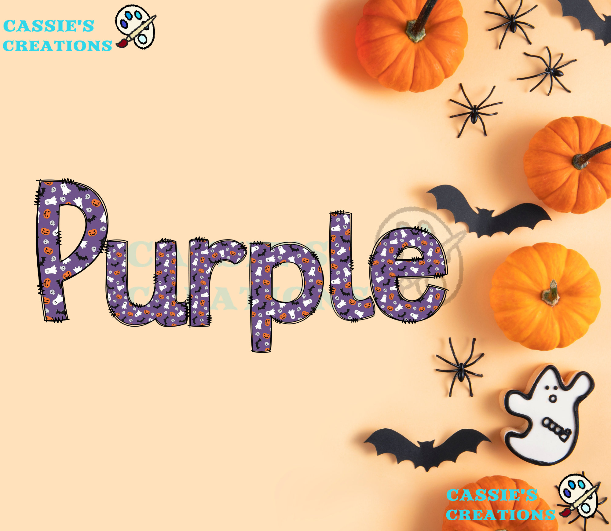 Halloween Font Ultimate Bundle 12 Doodle Fonts and 17 Halloween Clipart ...