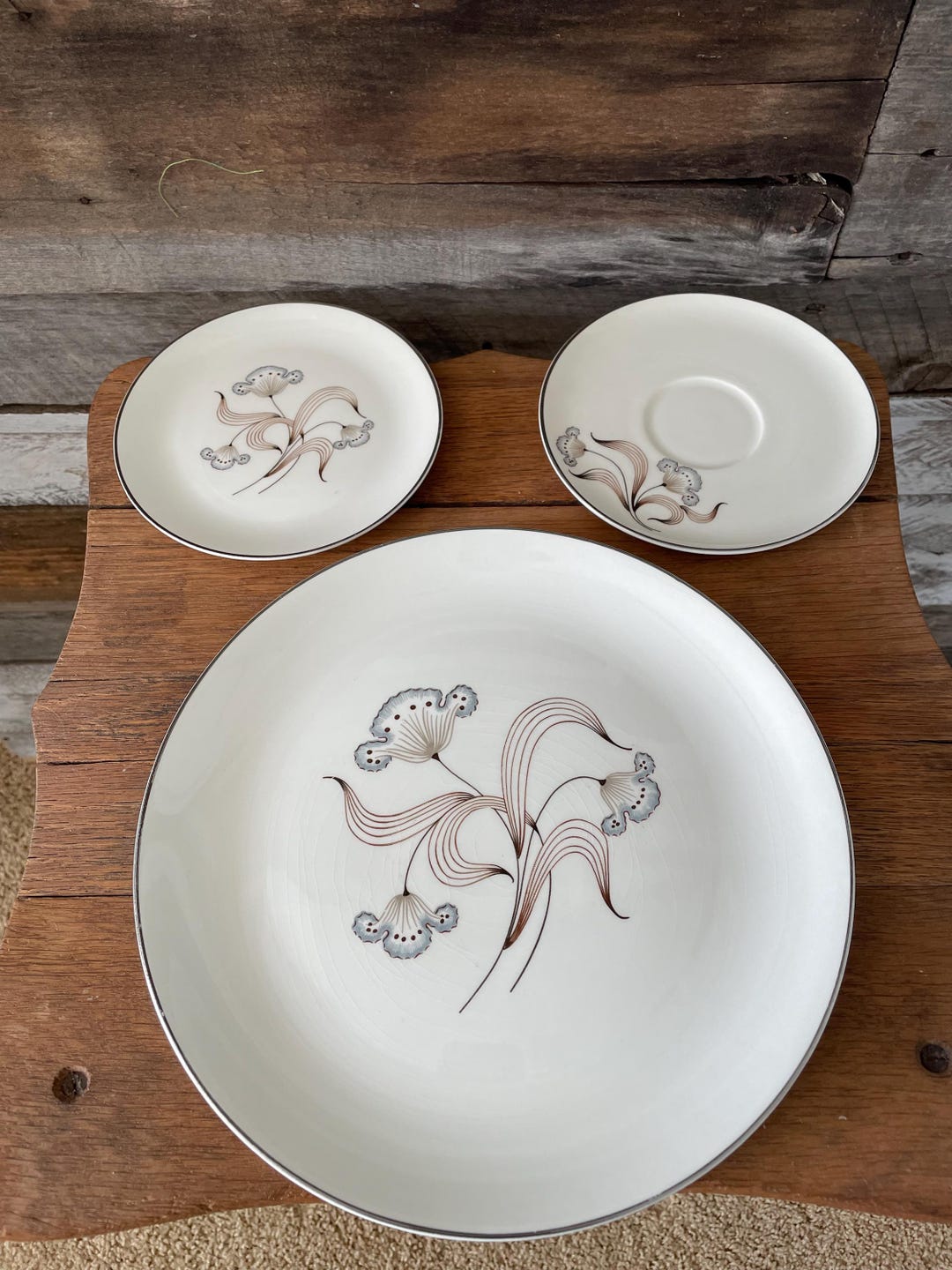 Vintage Floral Cathay Pope Gosser China Set - Etsy