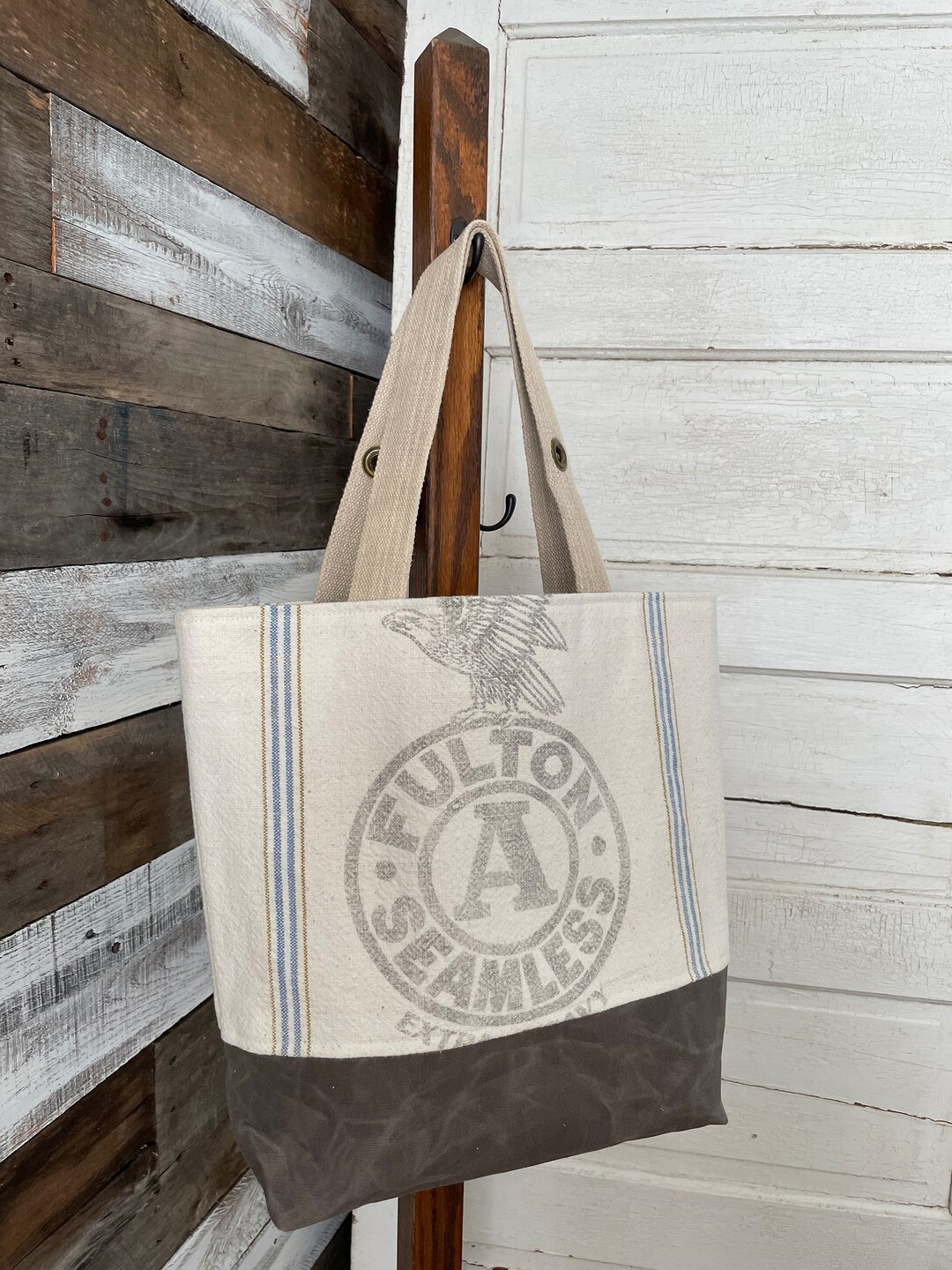 Vintage Fulton Bag Tote - Etsy