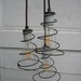 Vintage Bed Spring 3 Light Chandelier - Etsy