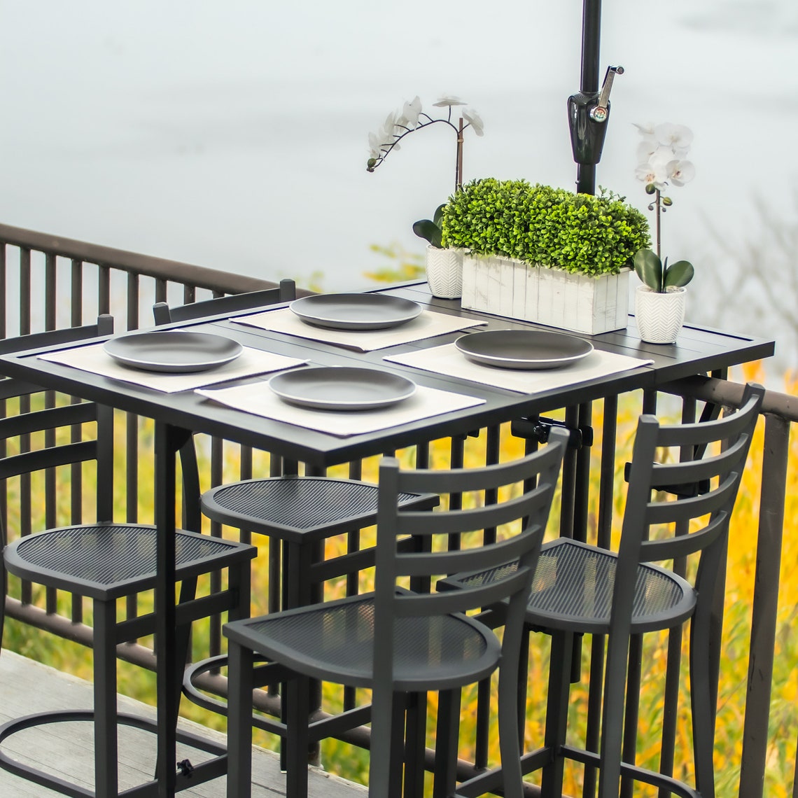 4-top Deck Rail Table - Etsy