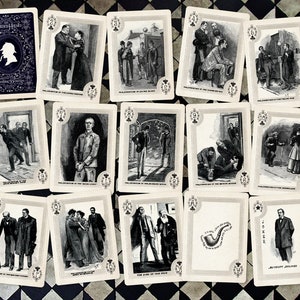 Sherlock Holmes Illustrated Playing Cards - Etsy UK