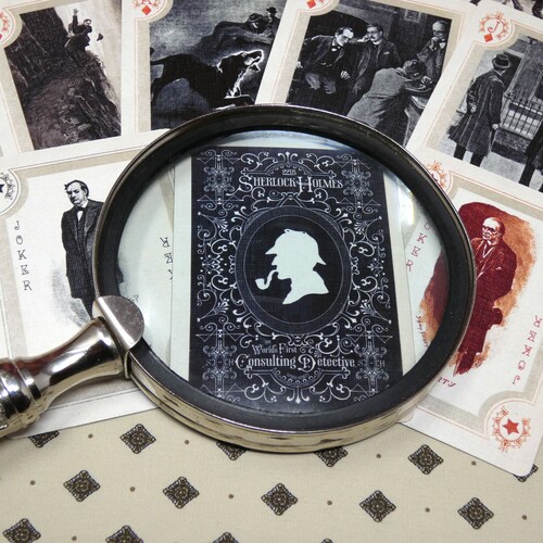 8x Sherlock Themed Playing Cards - Etsy