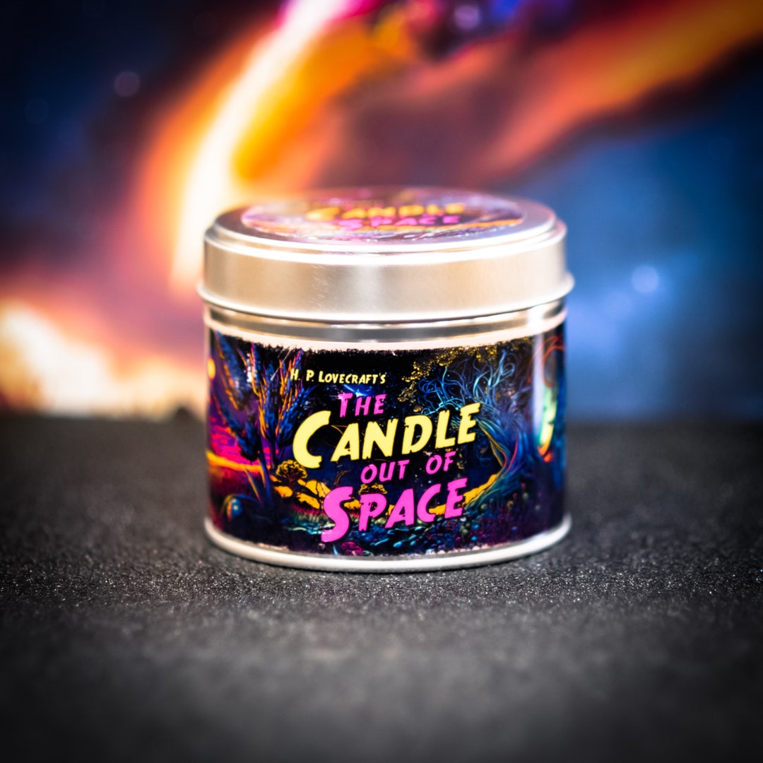 H P Lovecraft's 'A Candle Out of Space' Scented 8oz, 220ml Handmade Soy Wax Candle - Etsy