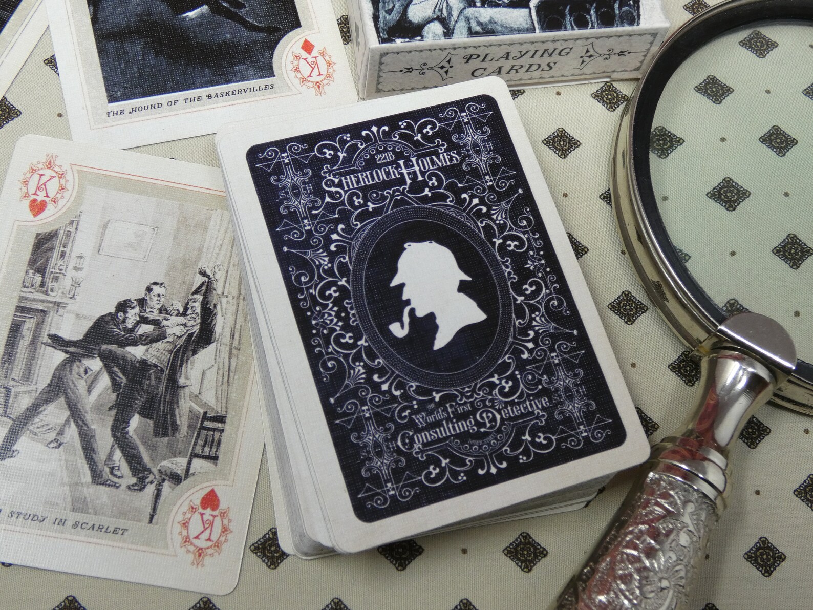 Sherlock Holmes Illustrated Playing Cards - Etsy UK
