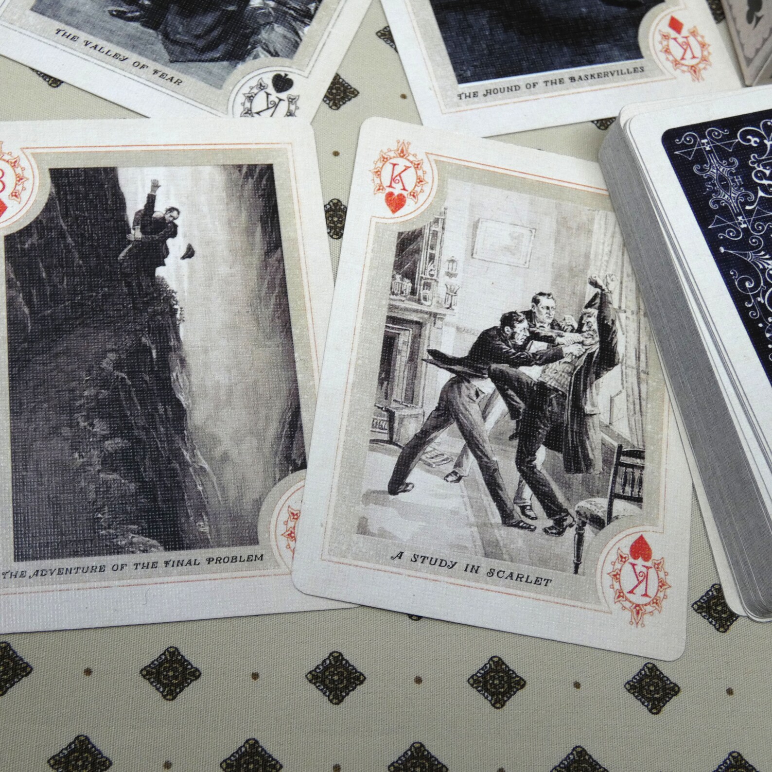 Sherlock Holmes Illustrated Playing Cards - Etsy UK