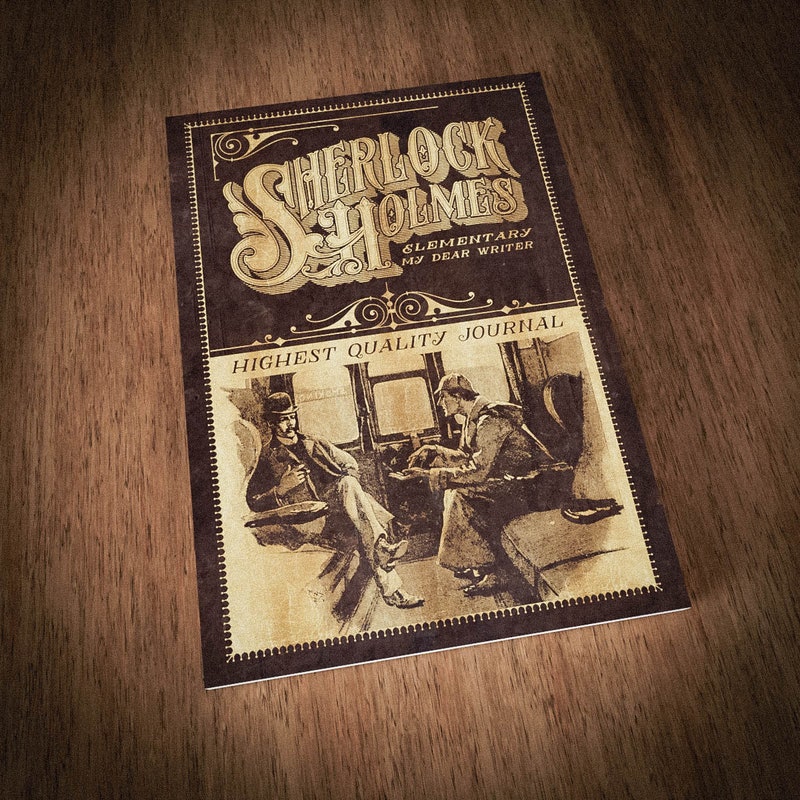 Sherlock Holmes Notebook - Etsy