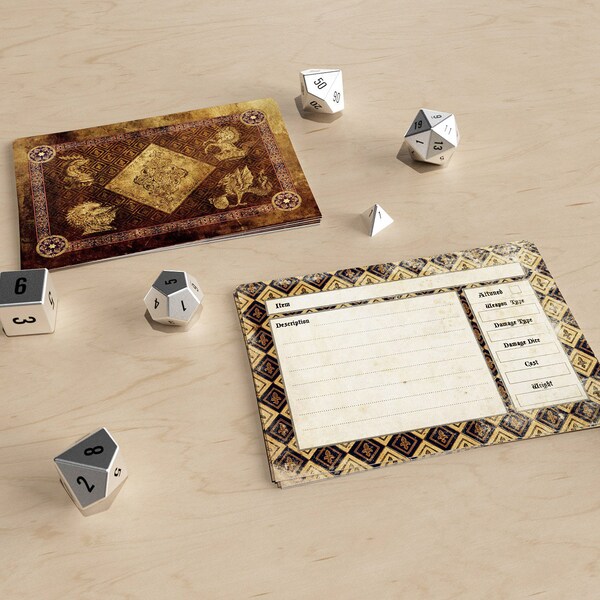 Dnd Item Cards - Etsy