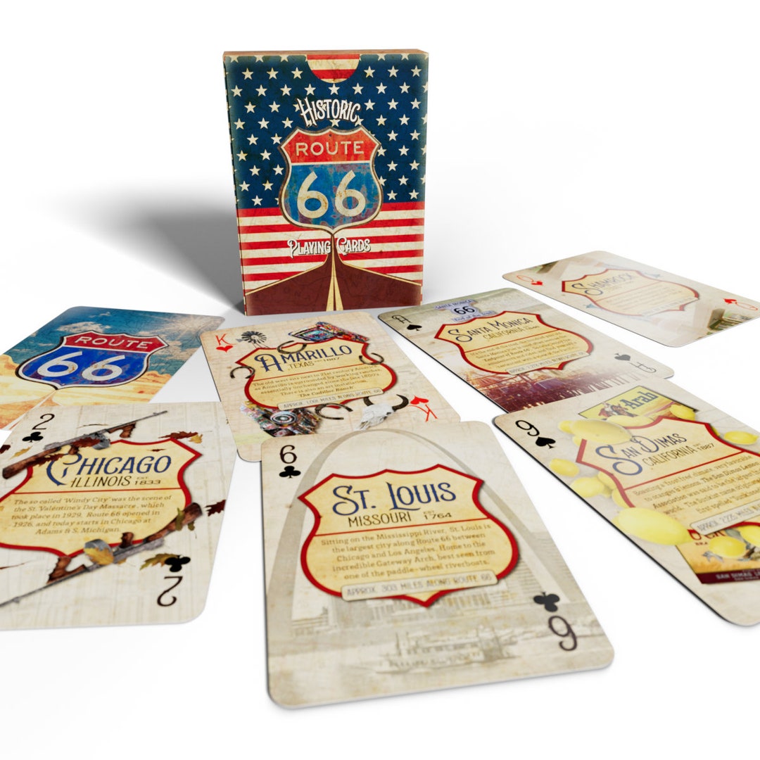 Route 66 Playing Cards - Etsy