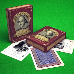 Shakespeare Illustrated Playing Cards - Etsy