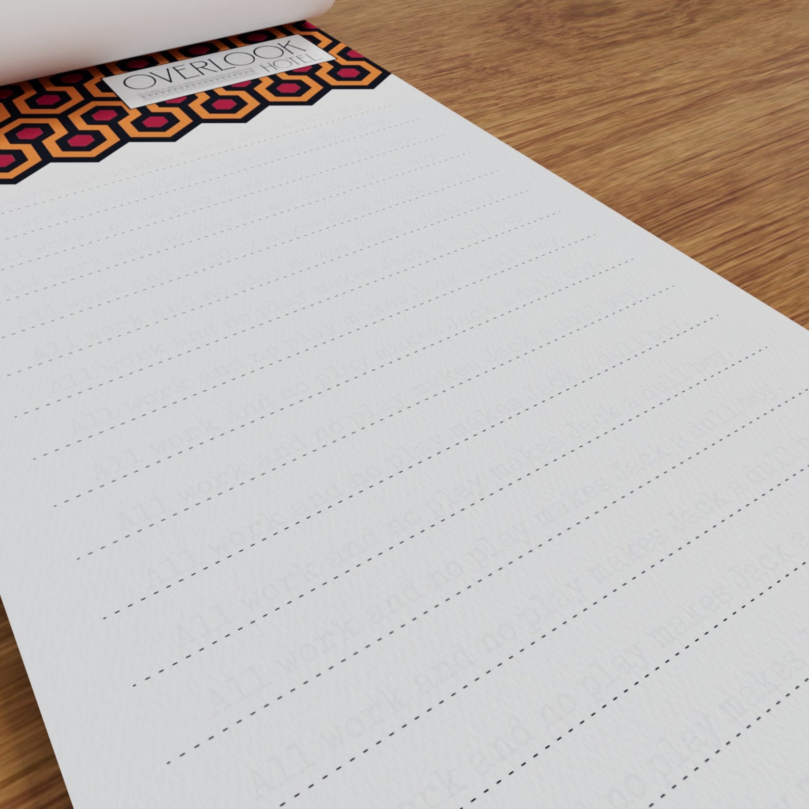 The Shining Overlook Hotel Notepad 100mm X 210mm 50 Pages | Etsy