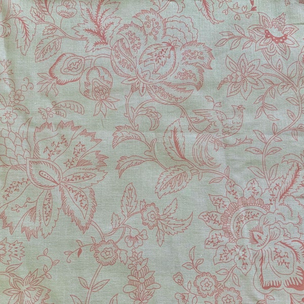Toile Print Fabric - Etsy