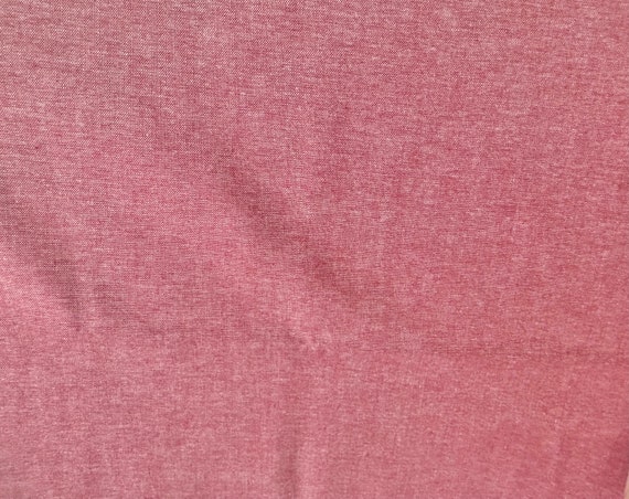 Red Chambray Fabric