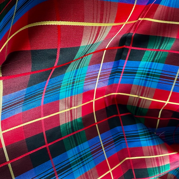 Plaid Fabric by the Yard - Etsy