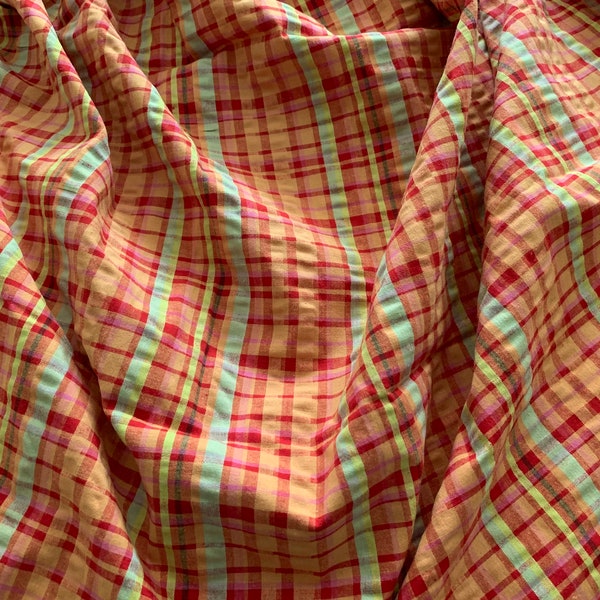 Madras Fabric - Etsy