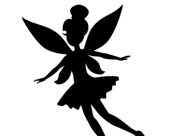 Disney Trilli Trilly Tinkerbell peter pan stencil profile 5 formats ...