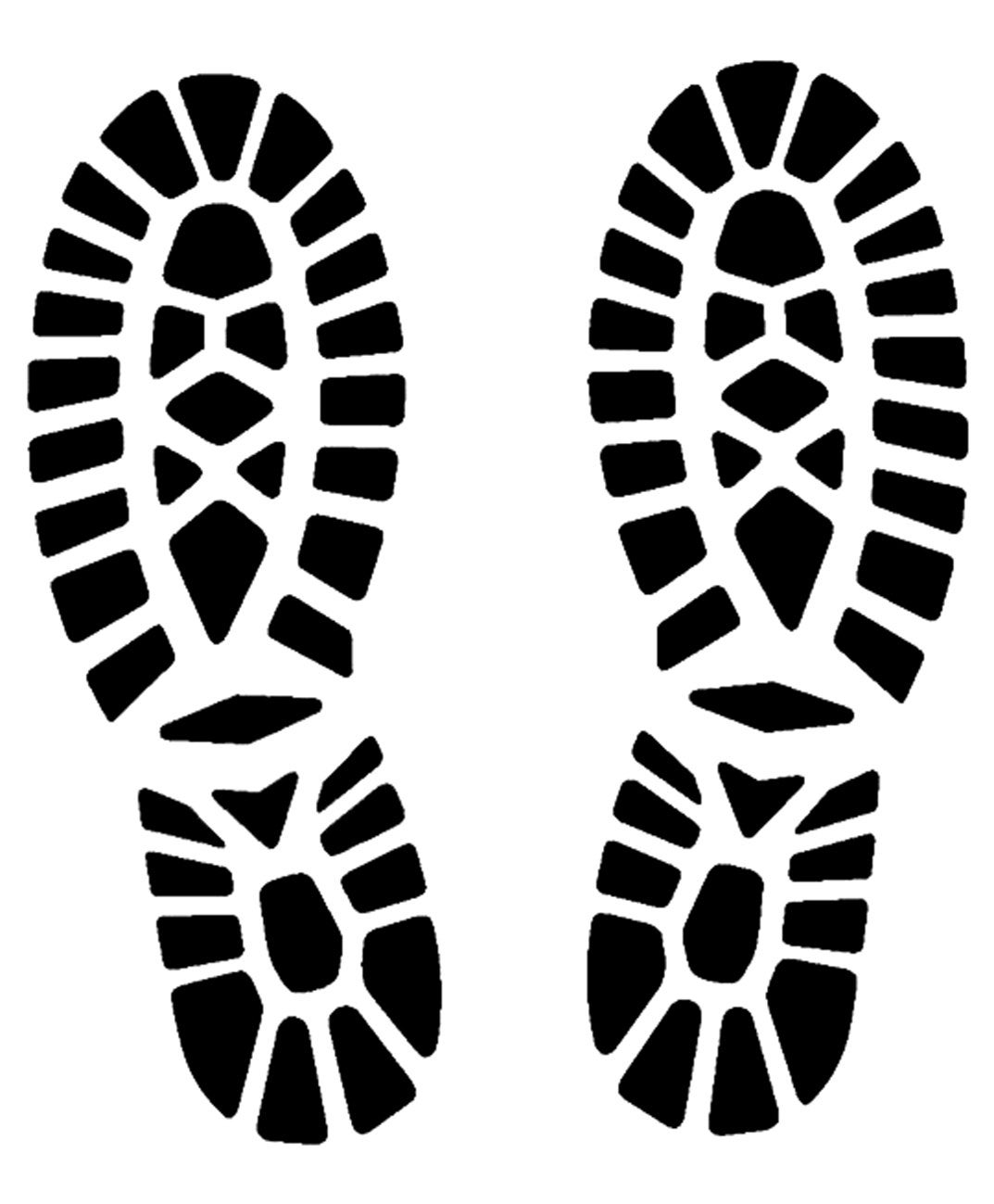 Impronte scarpe stencil 5 formati stencils svg dwg dxf png pdf | Etsy