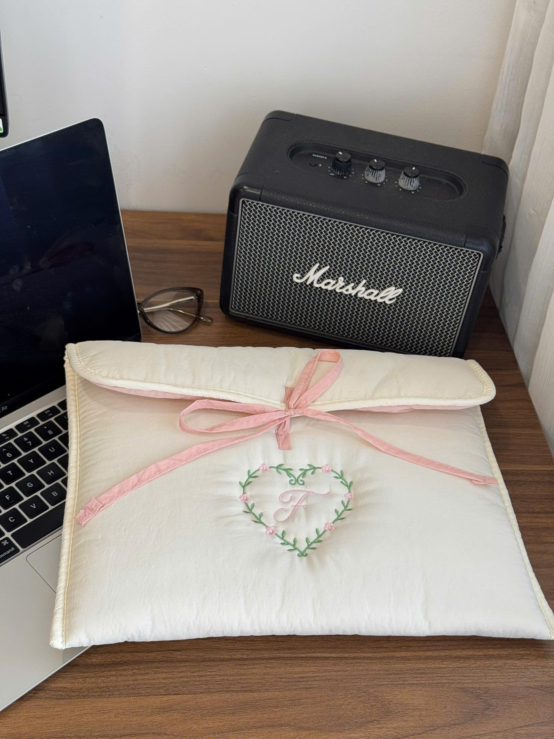 Personalized Laptop Sleeve With Embroidered Name, Custom Laptop Case ...
