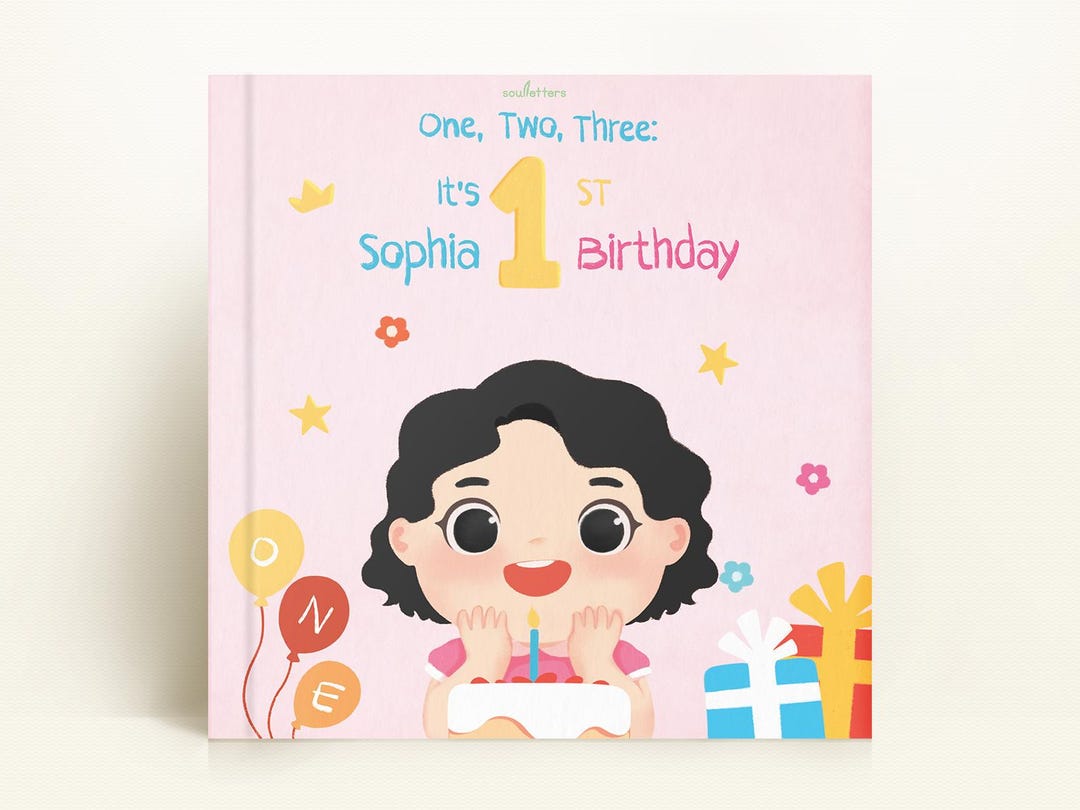 Baby's 1st Birthday, 1st Birthday Gift for Baby GIRLS, First Birthday ...