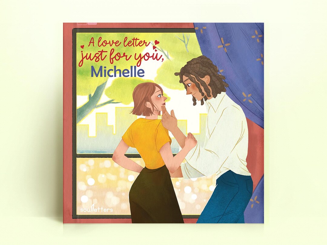 Personalized Love Story Book, Custom Valentine Day Gift for Boyfriend ...
