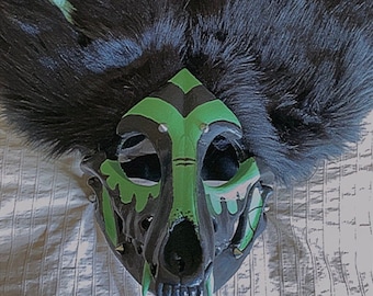 Skull Dog Mask Fursuit | Etsy UK