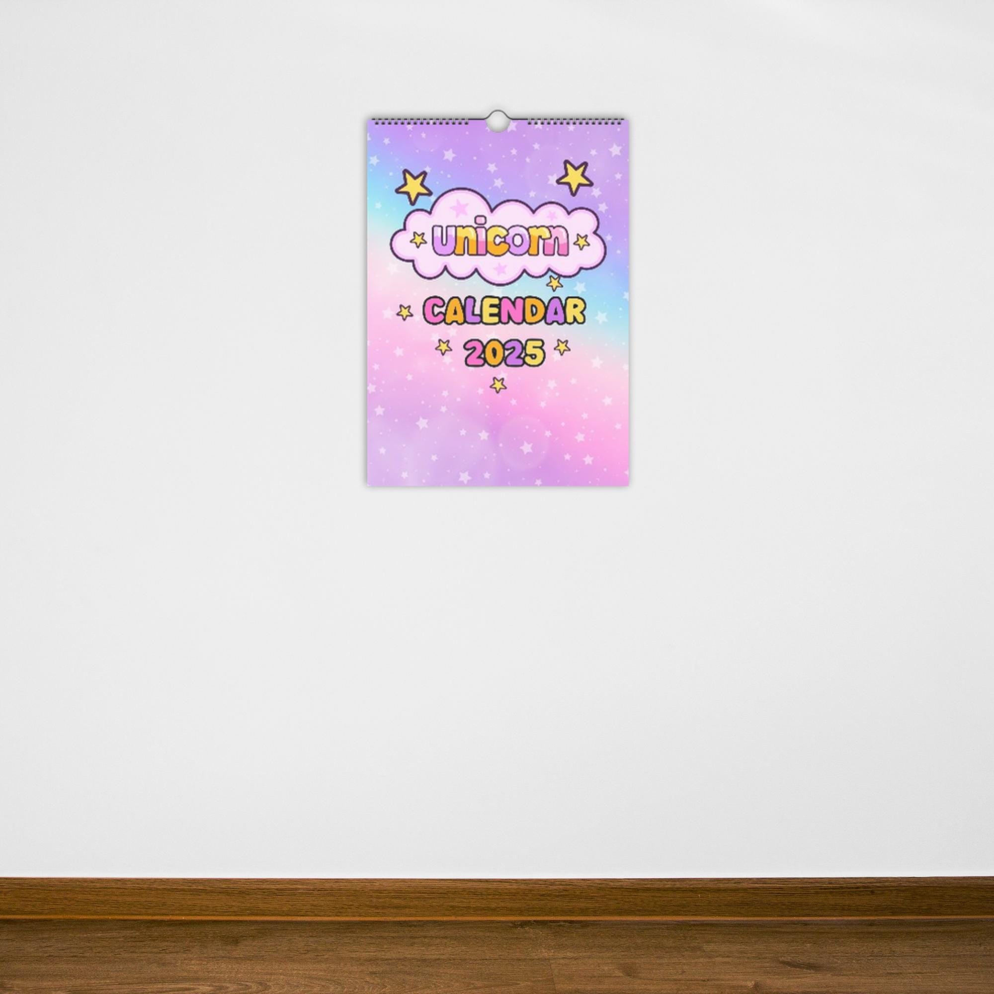 2025 Unicorn Wall Calendar A4 Size, Whimsical Unicorn Calendar for ...