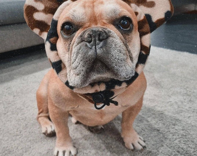 Frenchiestore Organic Dog Frenchie Ear Warmers Fawn Frenchie - Etsy