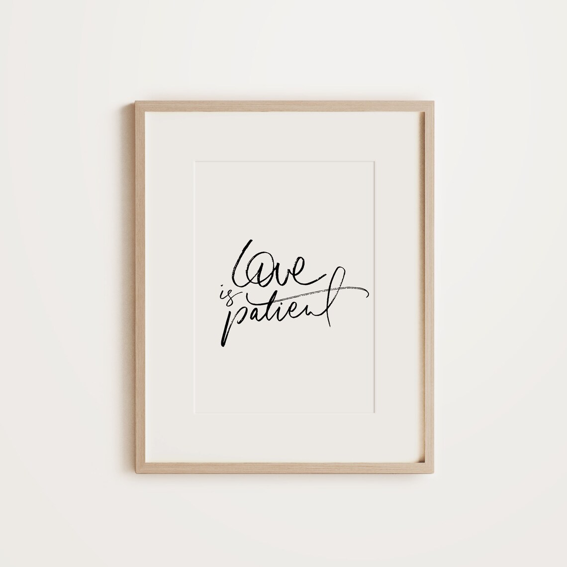Love is Patient Print Wedding Print Wedding Wall Art - Etsy