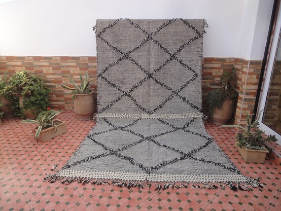 Zanafi rug 100% WOOL authentic kilim vintage moroccan berber | Etsy