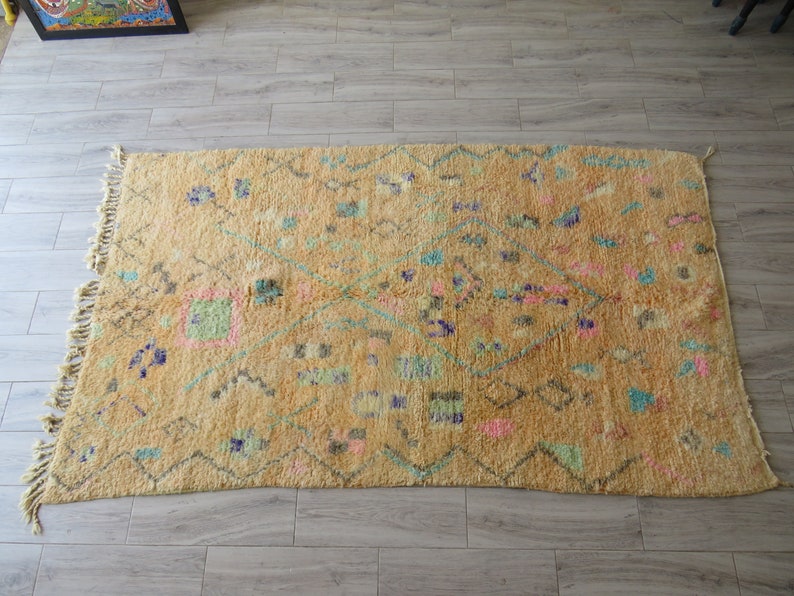 Antique Azilal Authentic Vintage Rug Moroccan Berber - Etsy