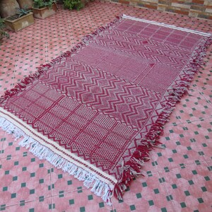 Zanafi Kilim Authentic Vintage100% WOOL Moroccan Rug - Etsy