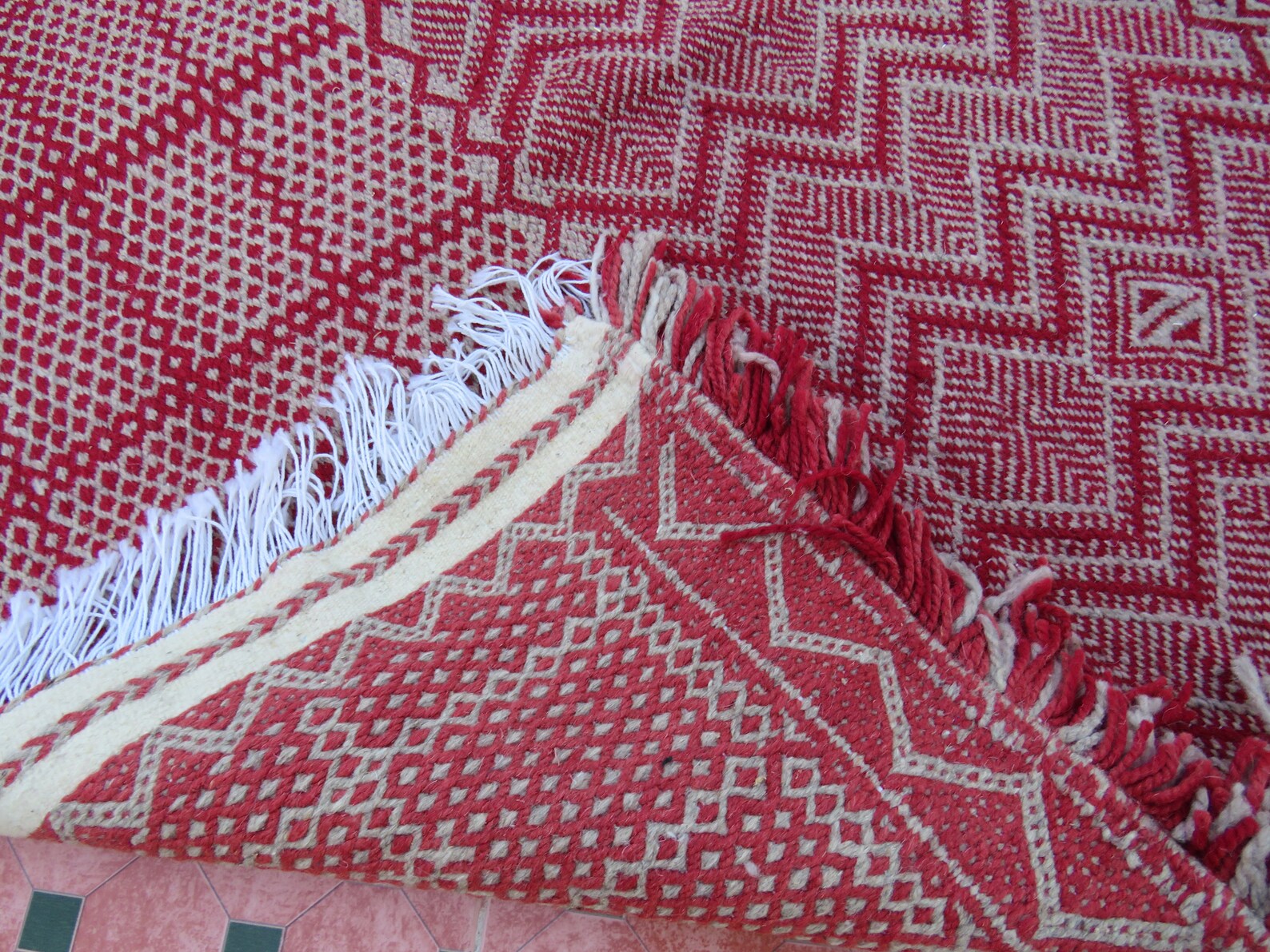 Zanafi Kilim Authentic Vintage100% WOOL Moroccan Rug - Etsy