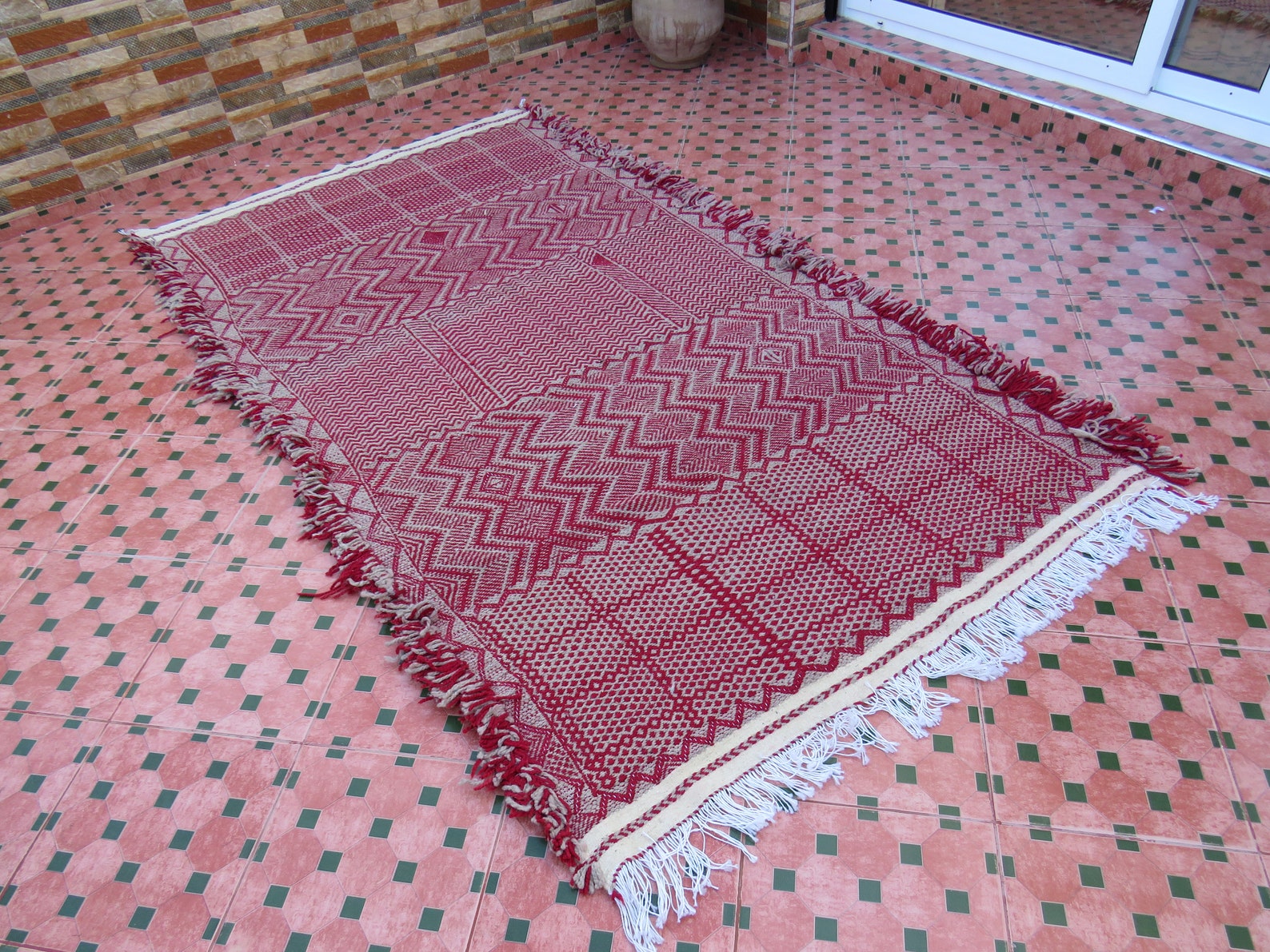 Zanafi Kilim Authentic Vintage100% WOOL Moroccan Rug - Etsy