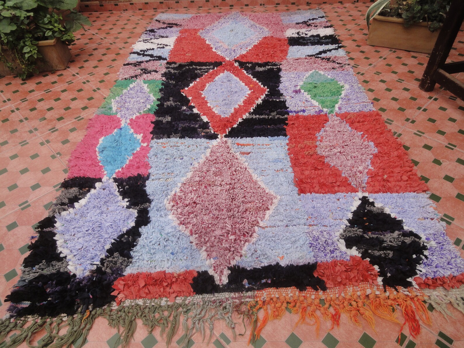 Boucherouite Authentic Vintage Moroccan Berber, Boucharouite - Etsy