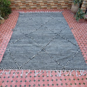 Zanafi Handmad Rug 100% WOOL Kilim Vintage Moroccan Berber - Etsy