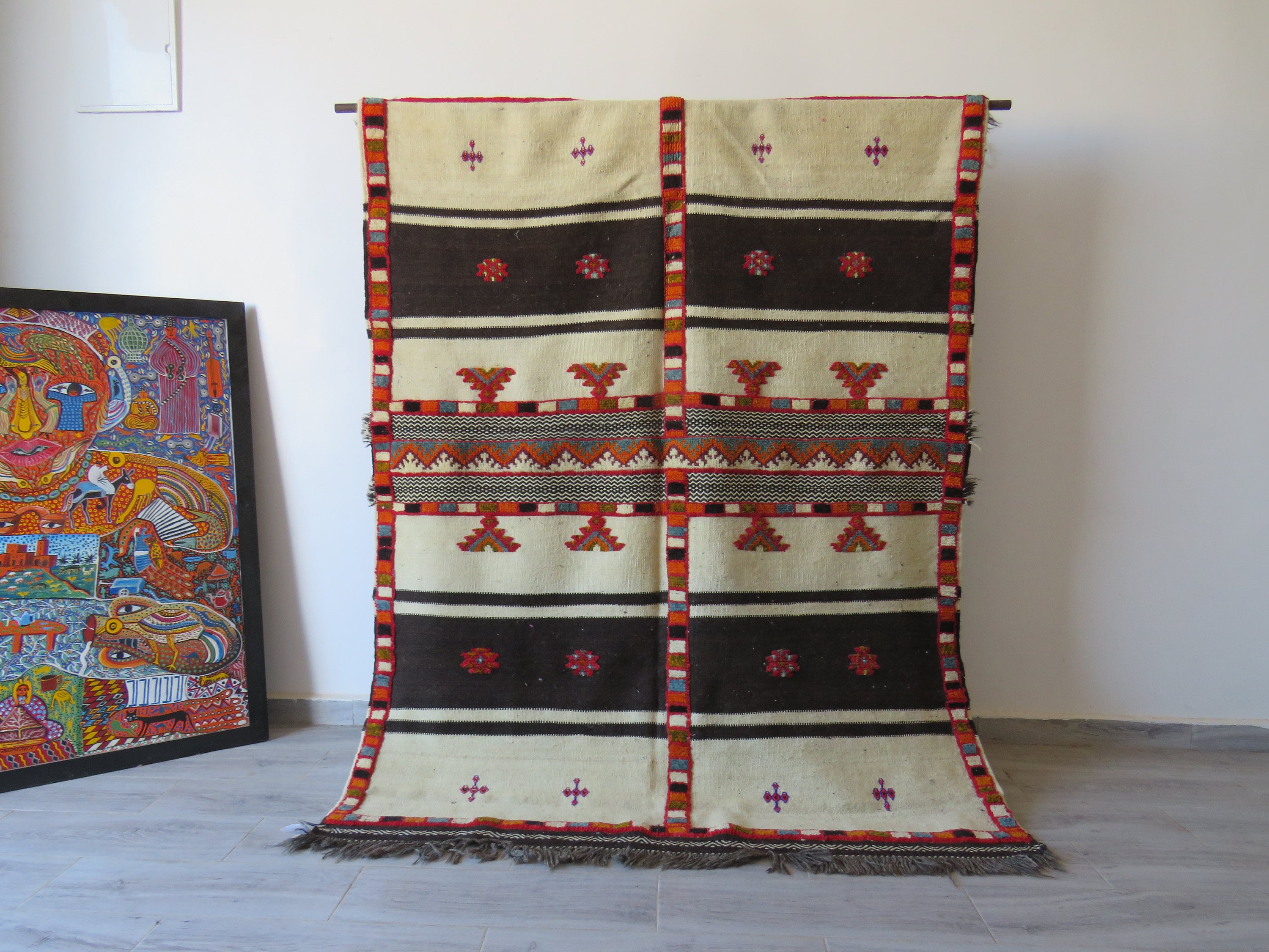 Moroccan Rug Berber Handmade 100% WOOL Taznakht Berber | Etsy