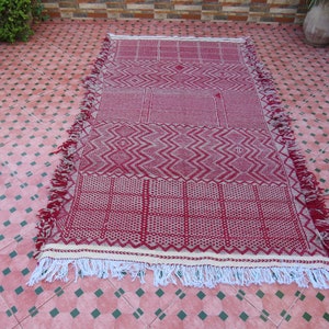Zanafi Kilim Authentic Vintage100% WOOL Moroccan Rug - Etsy