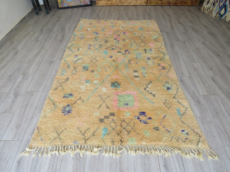 Antique Azilal Authentic Vintage Rug Moroccan Berber - Etsy