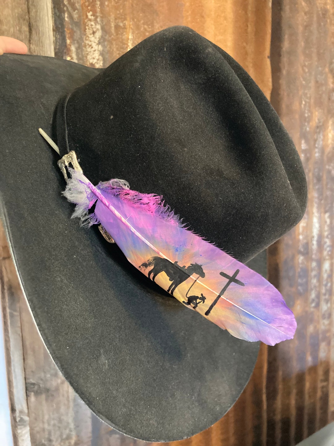 Cowboy at the Cross - Etsy