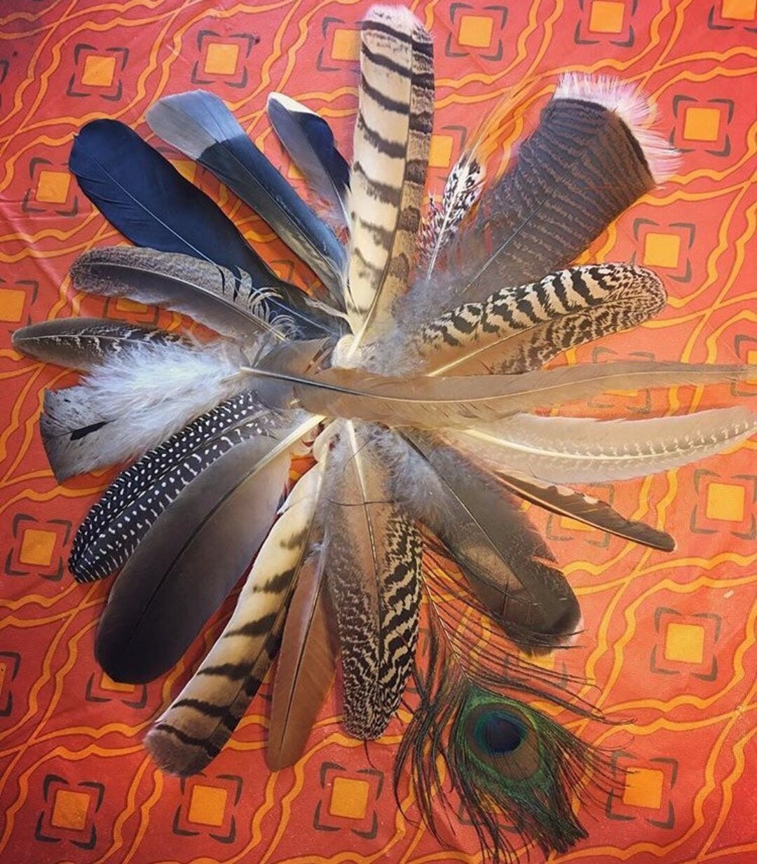 Custom Hand-painted Feather: Personalized Design - Etsy