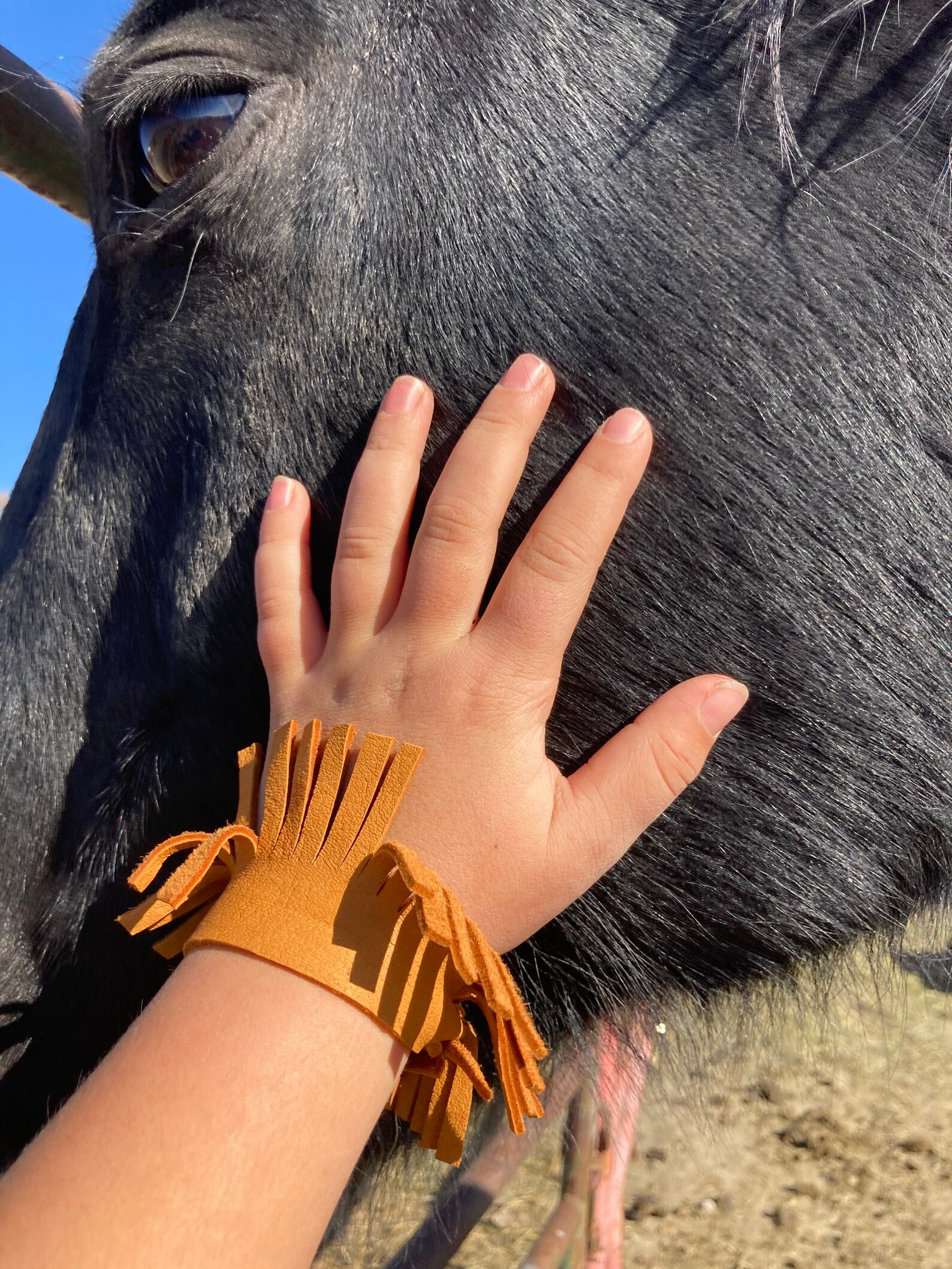 Leather Fringe Cuff - Etsy