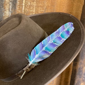 Color Block Feather - Etsy