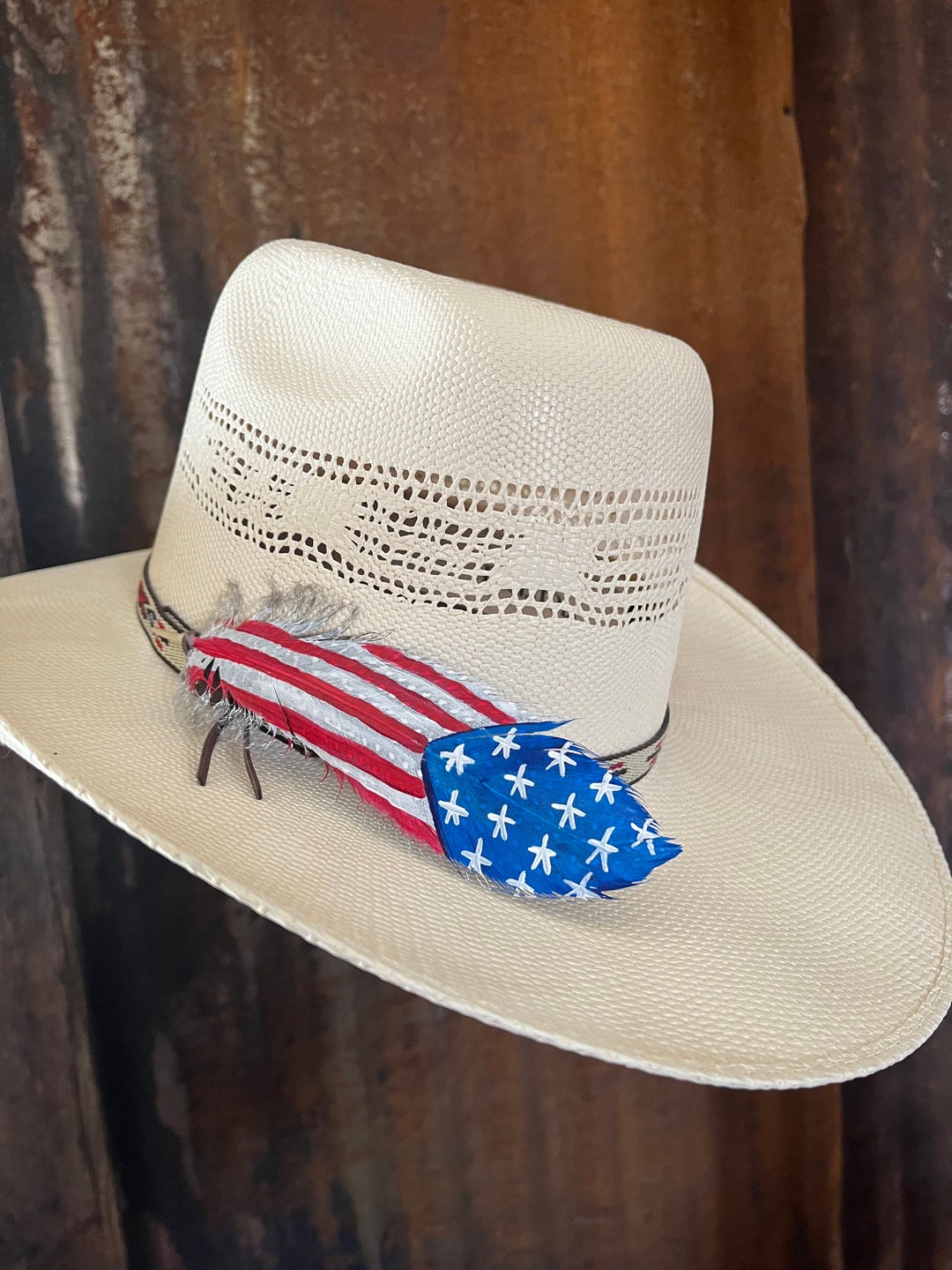 American Flag Feather - Etsy