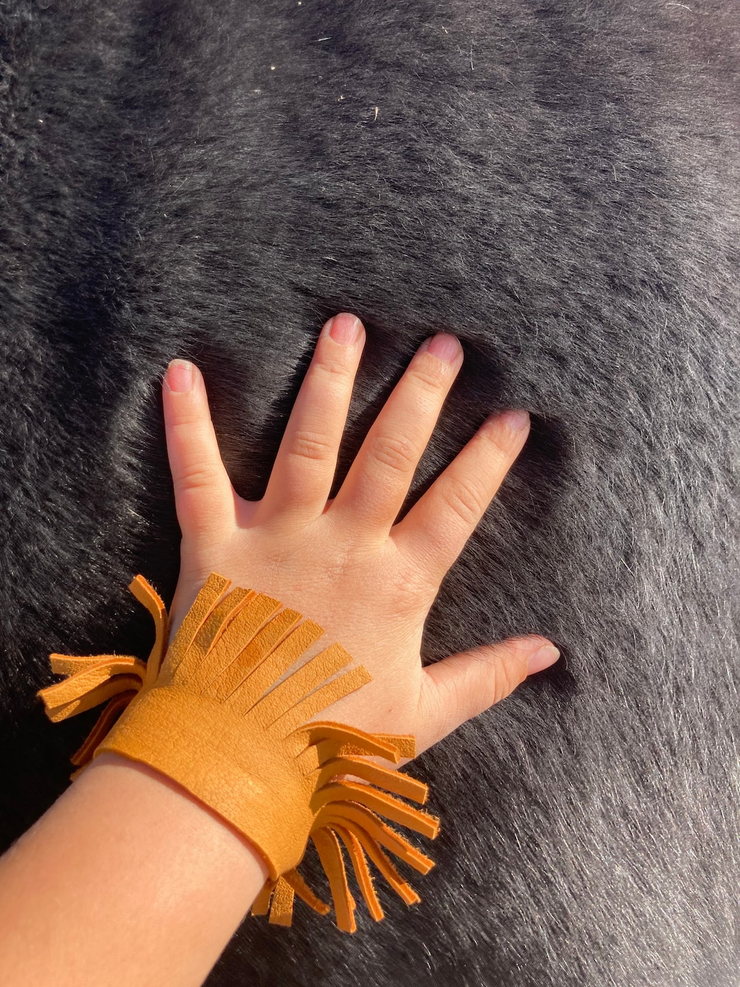 Leather Fringe Cuff - Etsy