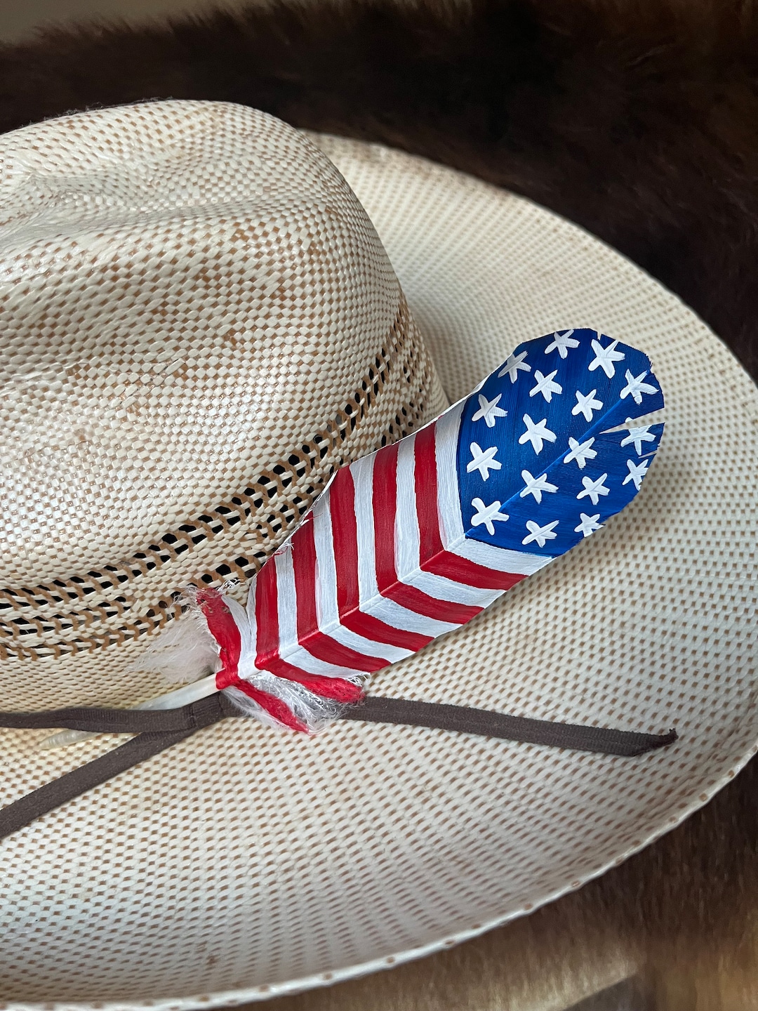 American Flag Feather - Etsy