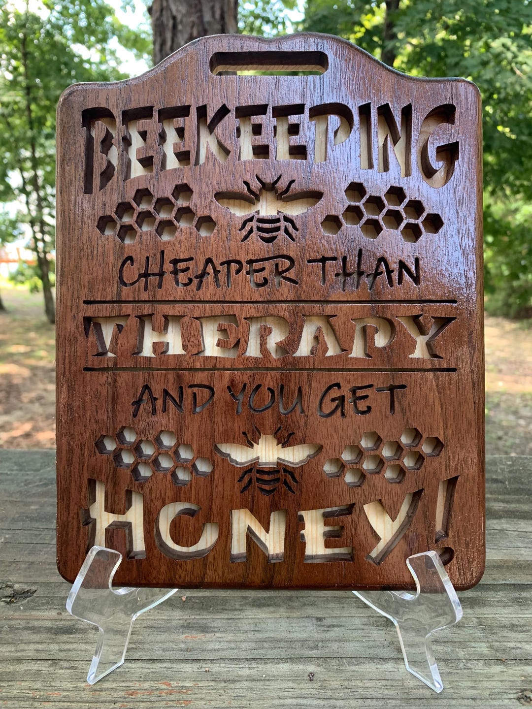 Honey Bee Plaque - Etsy