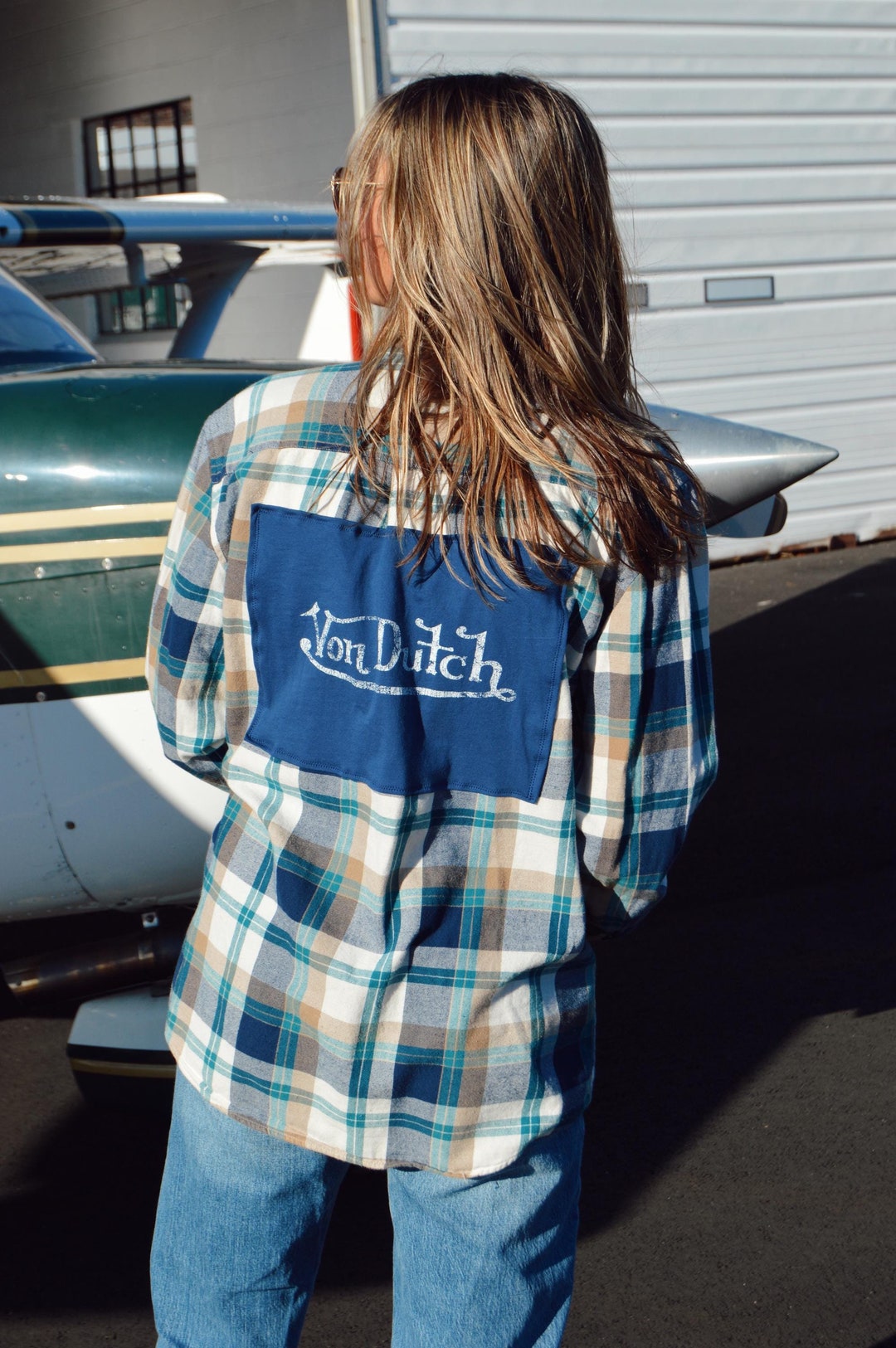 Upcycled Von Dutch Flannel - Etsy